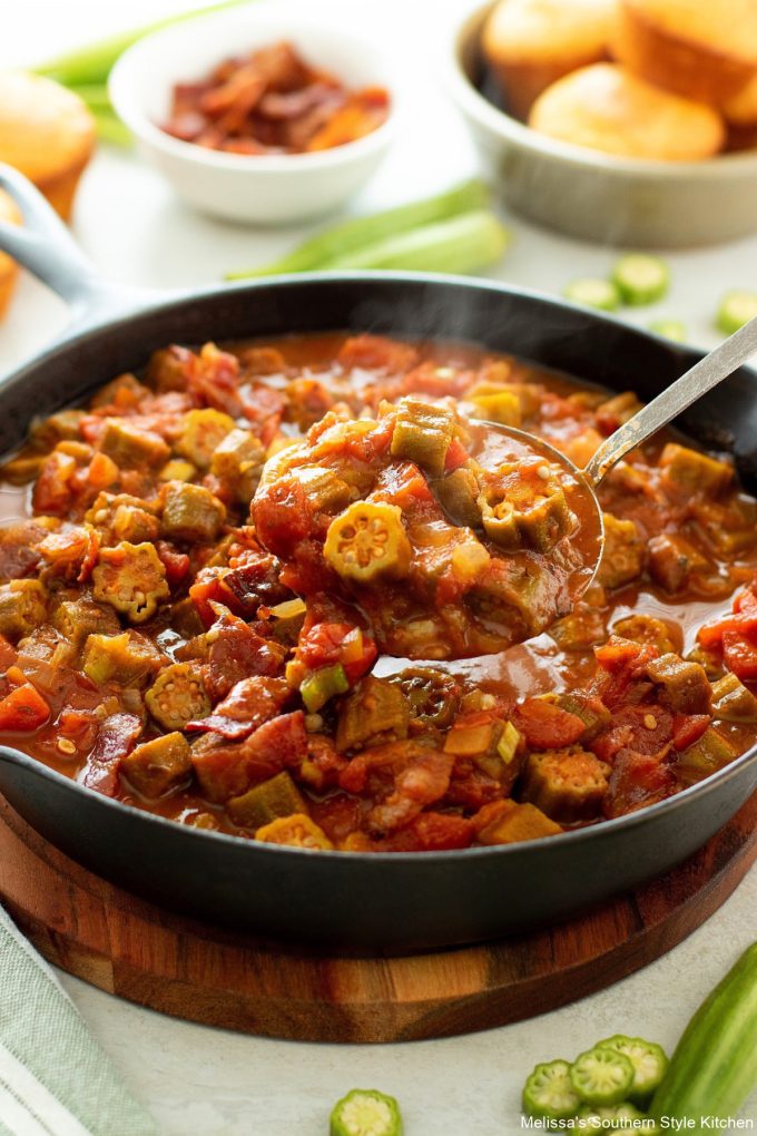 Stewed Okra and Tomatoes Recipe