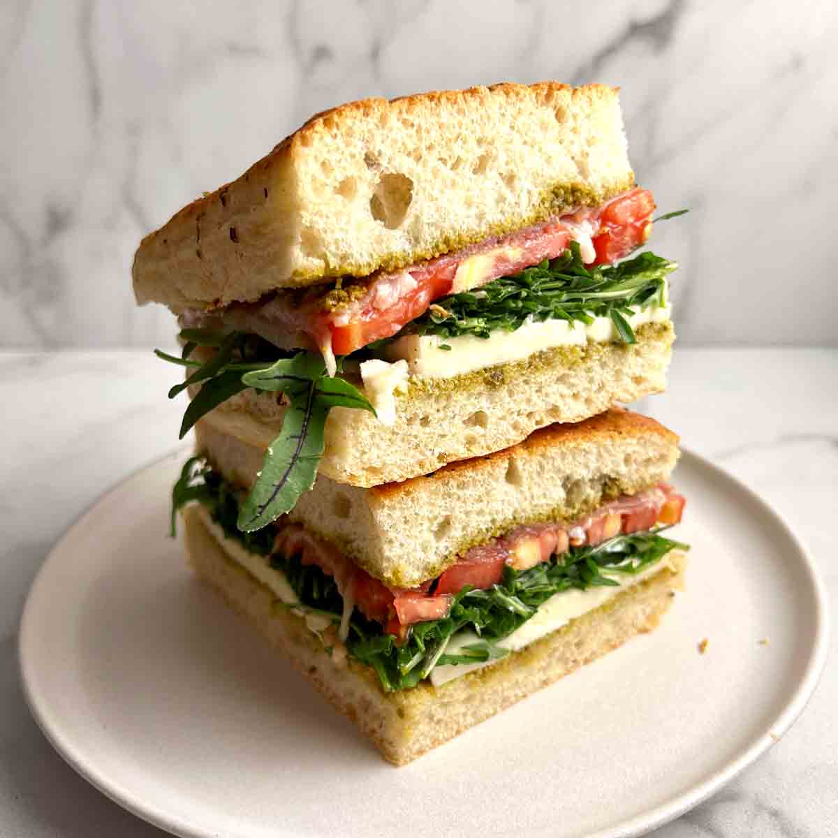 Grilled Focaccia Sandwich Recipe Grilled Focaccia Sandwich Recipe