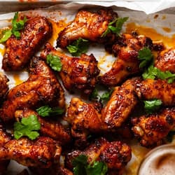 Grilled Jerk-Spiced Chicken Wings with Mango Sauce Recipe